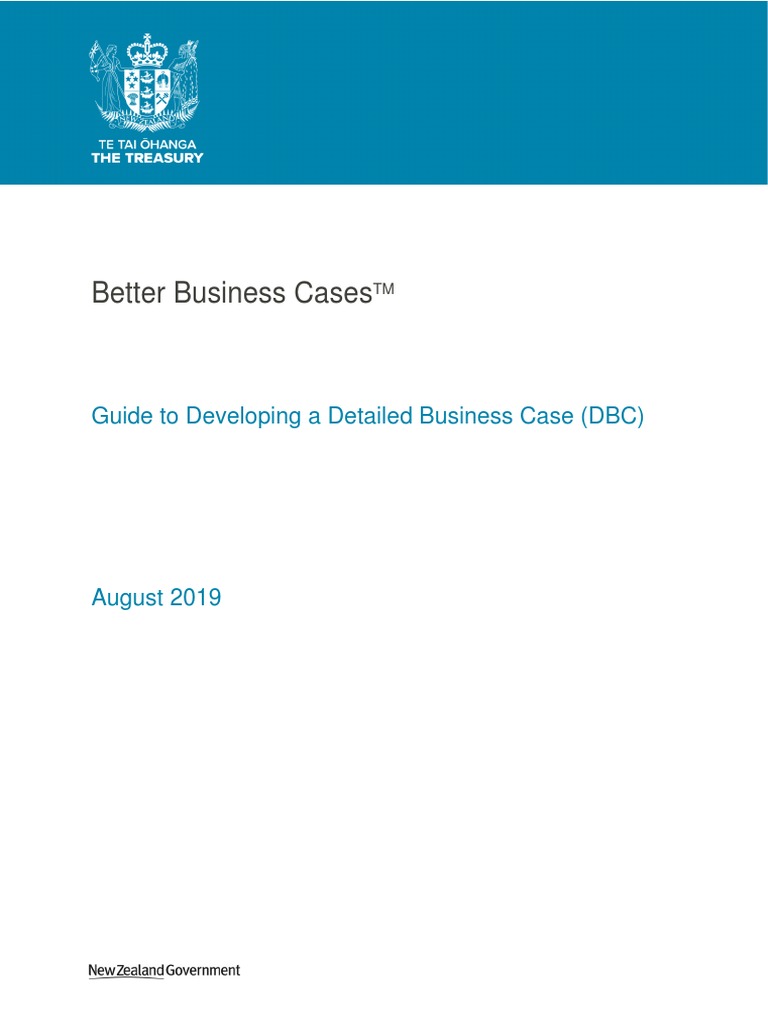 Detailed Business Case Guidance August 2019 PDF | PDF | Cost–Benefit ...