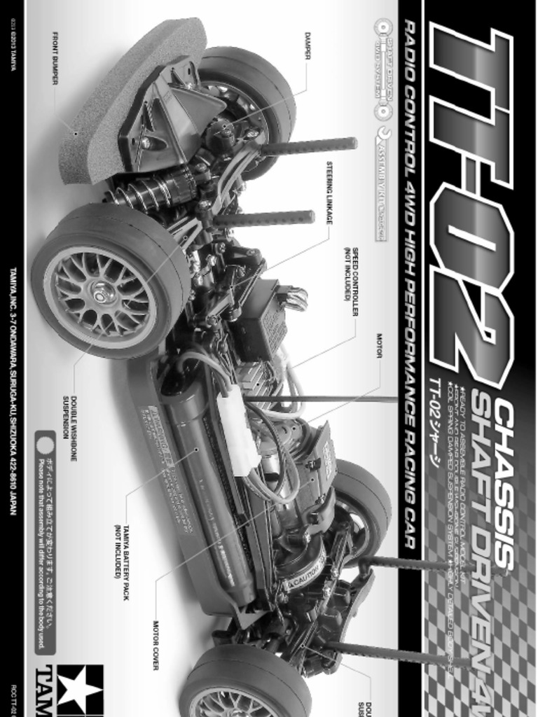 Tamiya tt02 Manual PDF | PDF