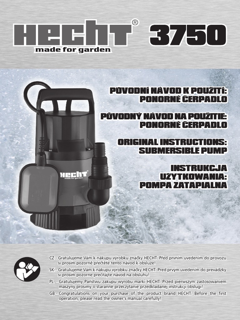 MANUAL HECHT 3750 2013 - New | PDF