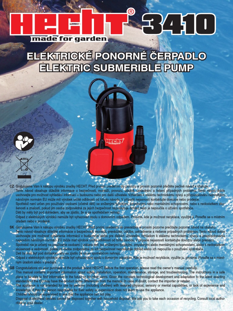 Manual HECHT 3410 | PDF