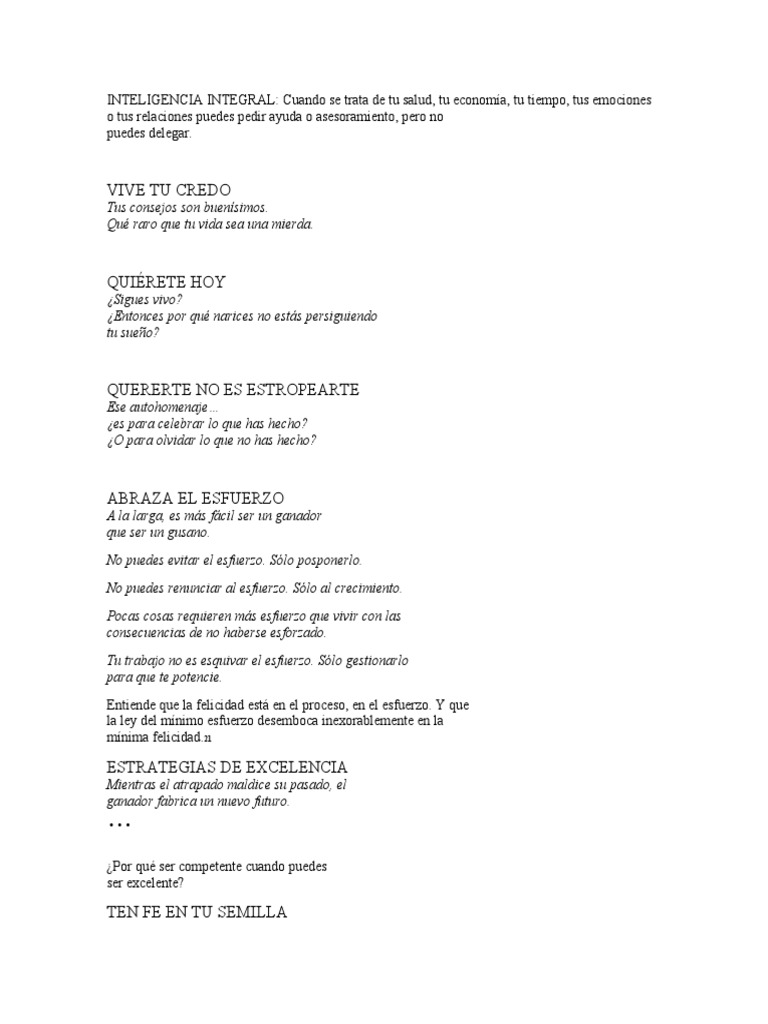 Estrategias de Éxito Personal de Mario Luna | PDF | Verdad | Vida