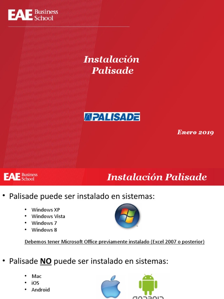Guía paso a paso para la instalación de Palisade | PDF | Microsoft Windows | Windows Vista