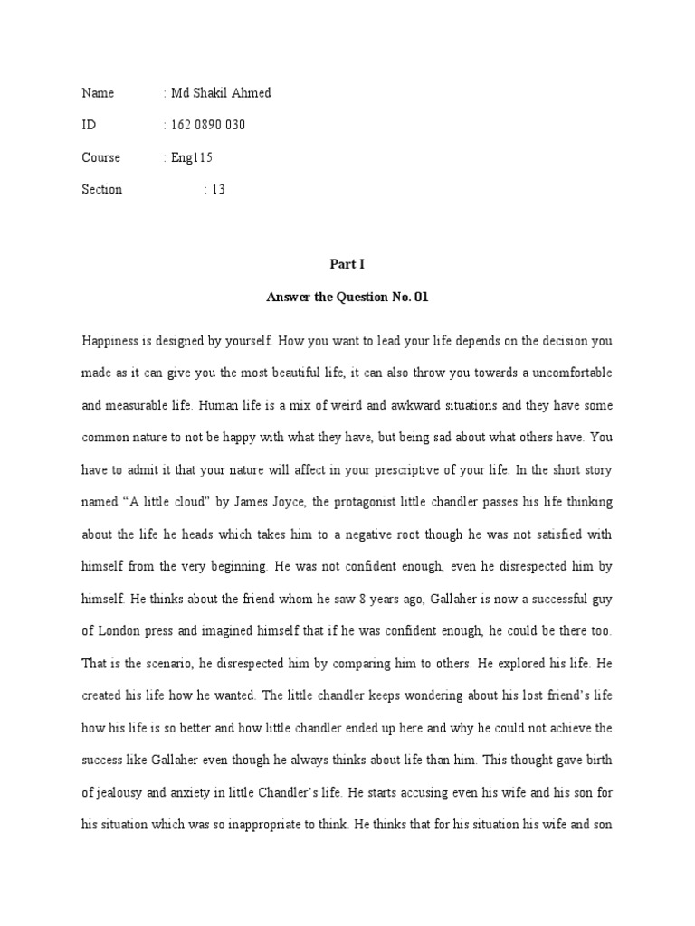 MD Shakil Ahmed Eng115 Final | PDF