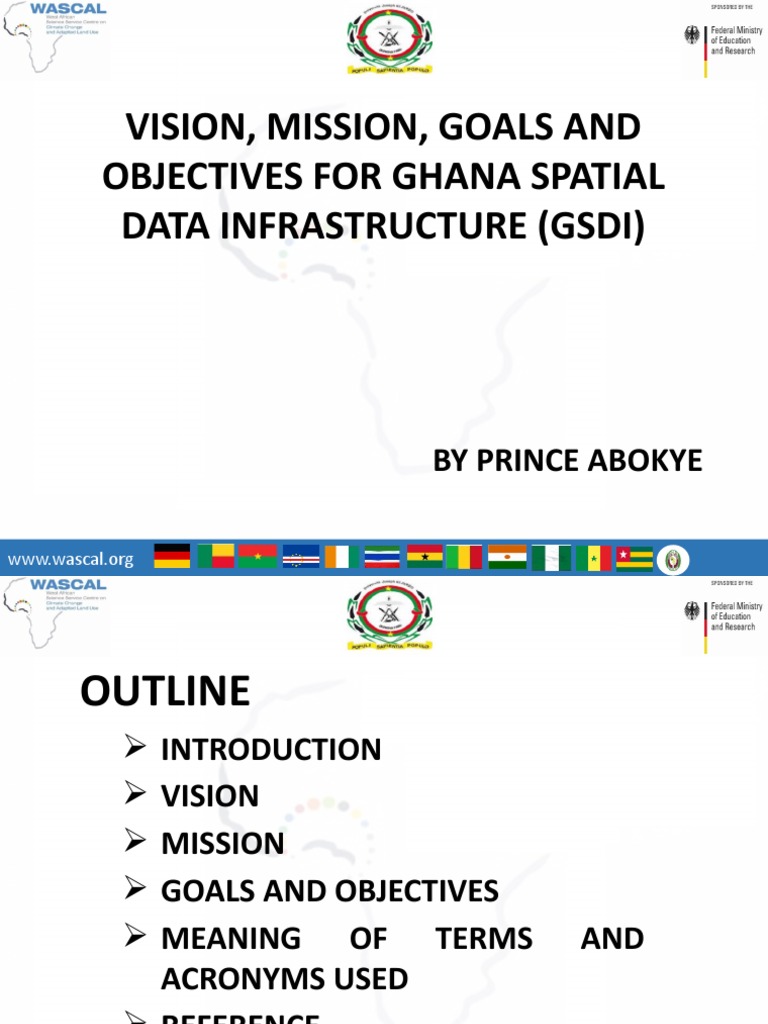 Mission, Vision and Goals of Gsdi | PDF