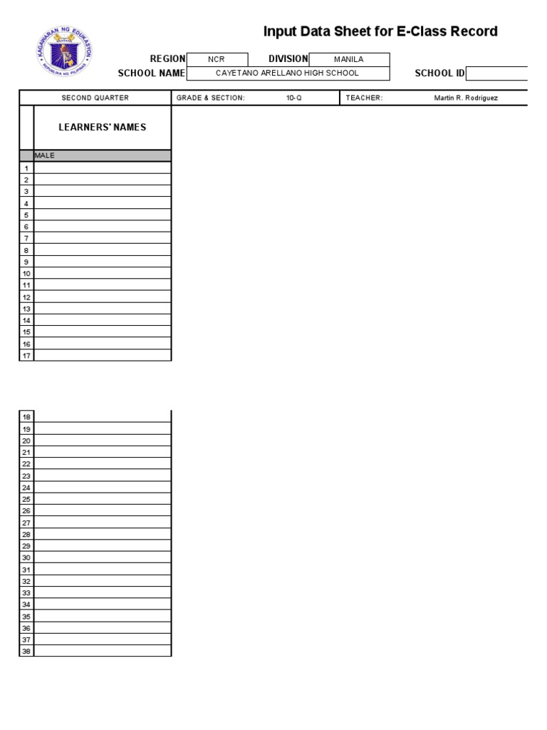 Jhs Eclass Record Pdf Behavior Modification 2079