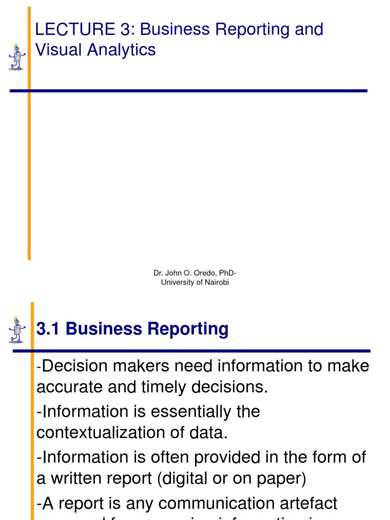 Business Reporting and Visual Analytics | PDF | Infographics | Chart