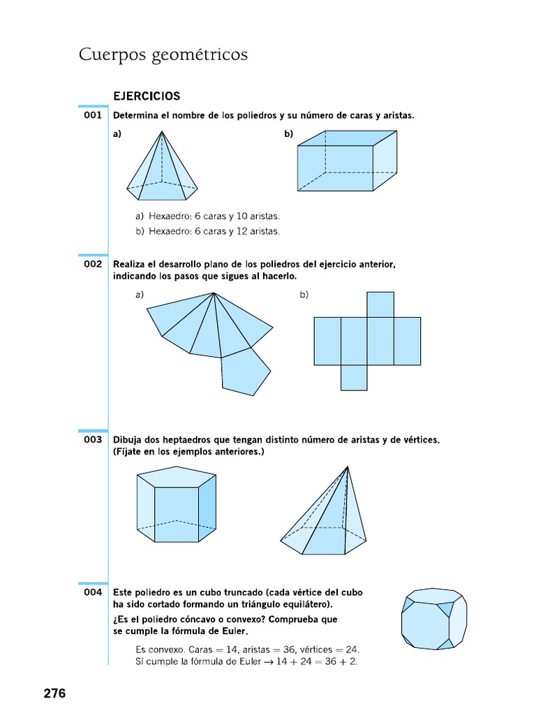 Volúmenes Cuerpos Geométricos | PDF