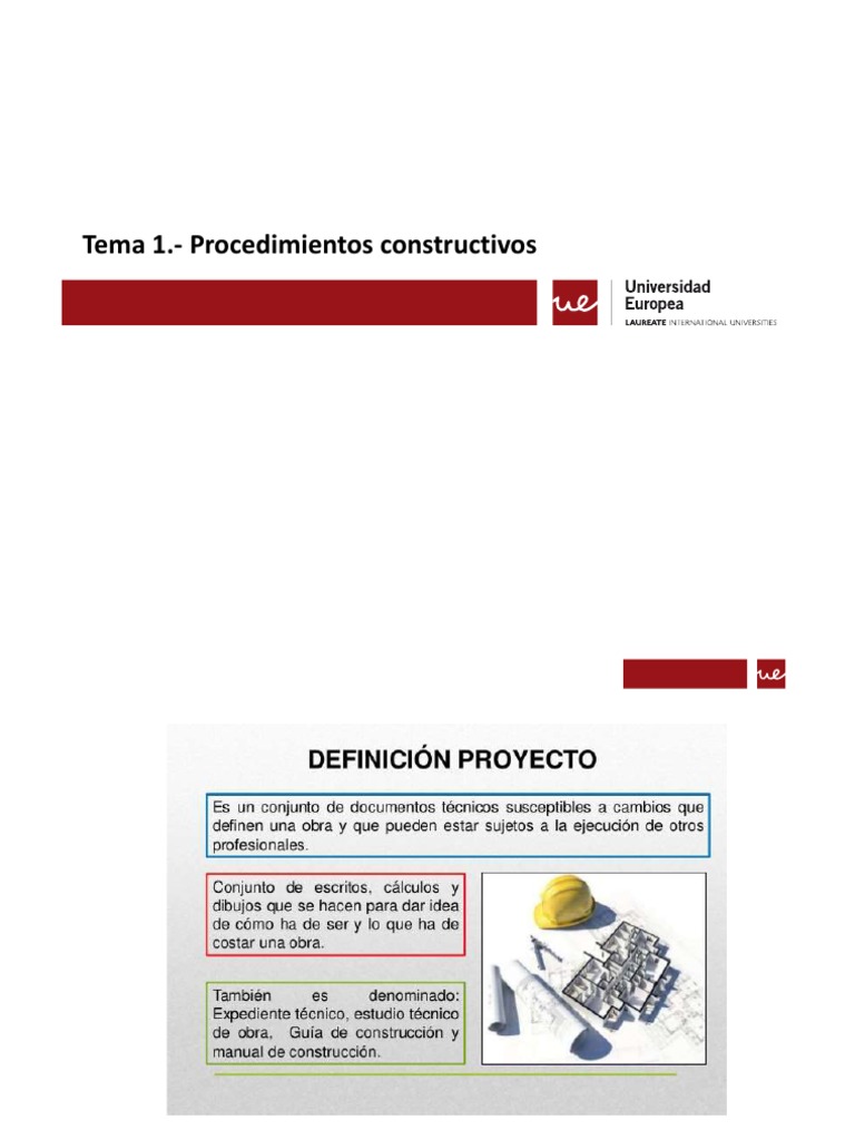 Tema 1. - Procedimientos Constructivos | PDF | Túnel | Hormigón
