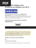 Manual de Usuario Mabe Aqua Saver LMH20589ZWGG Códigos de Falla | PDF