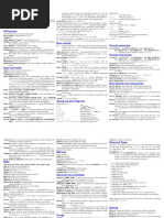 Python3 Reference Cheat Sheet | PDF | Control Flow | Boolean Data Type