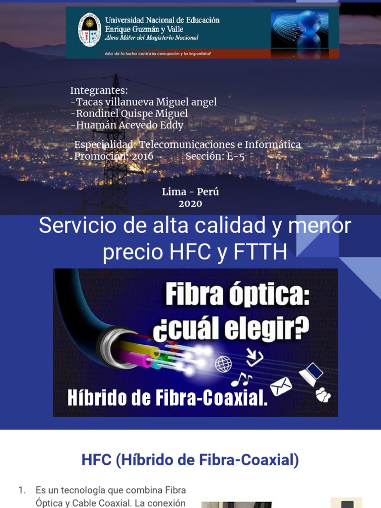 HFC FTTH | PDF