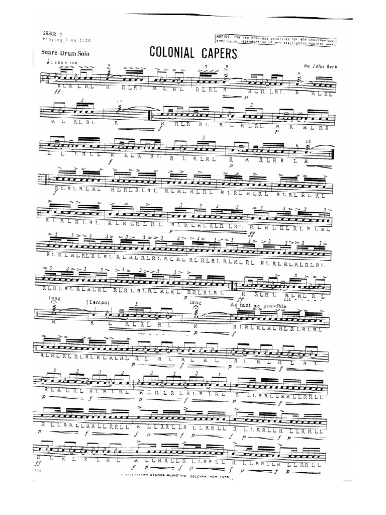 Beck Colonial Capers PDF | PDF