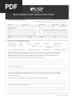 UTech Accommodation Application Form | PDF | Dormitory