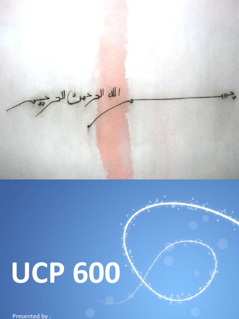 Application of UCP 600 | PDF | Letter Of Credit | Private Law