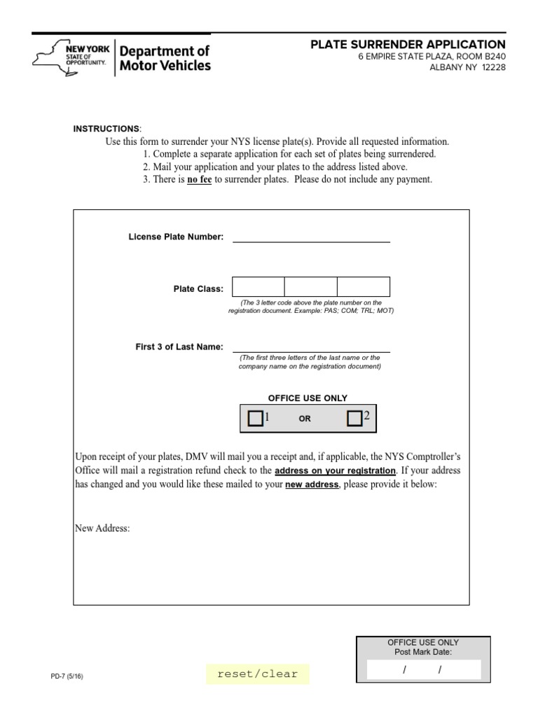 DMV - Application | PDF