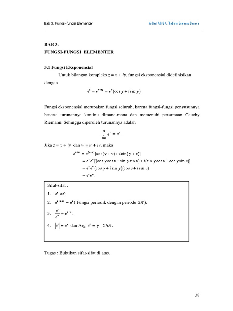 ELEMENTARY FUNCTIONS | PDF