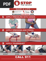 Stop The Bleed Poster | PDF