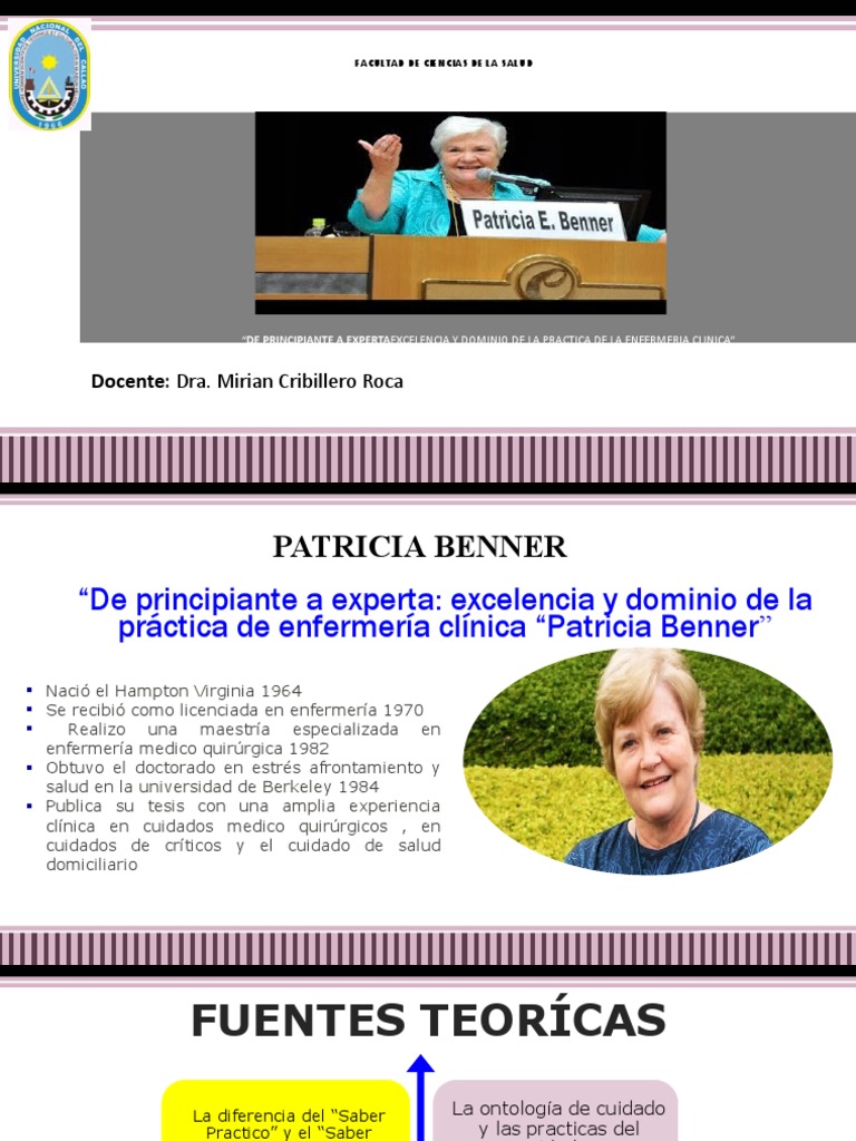 Teoria Patricia Benner | PDF | Enfermería | Teoría