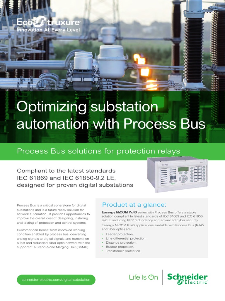 Optimizing Substation Automation With Process Bus | PDF | Electrical ...