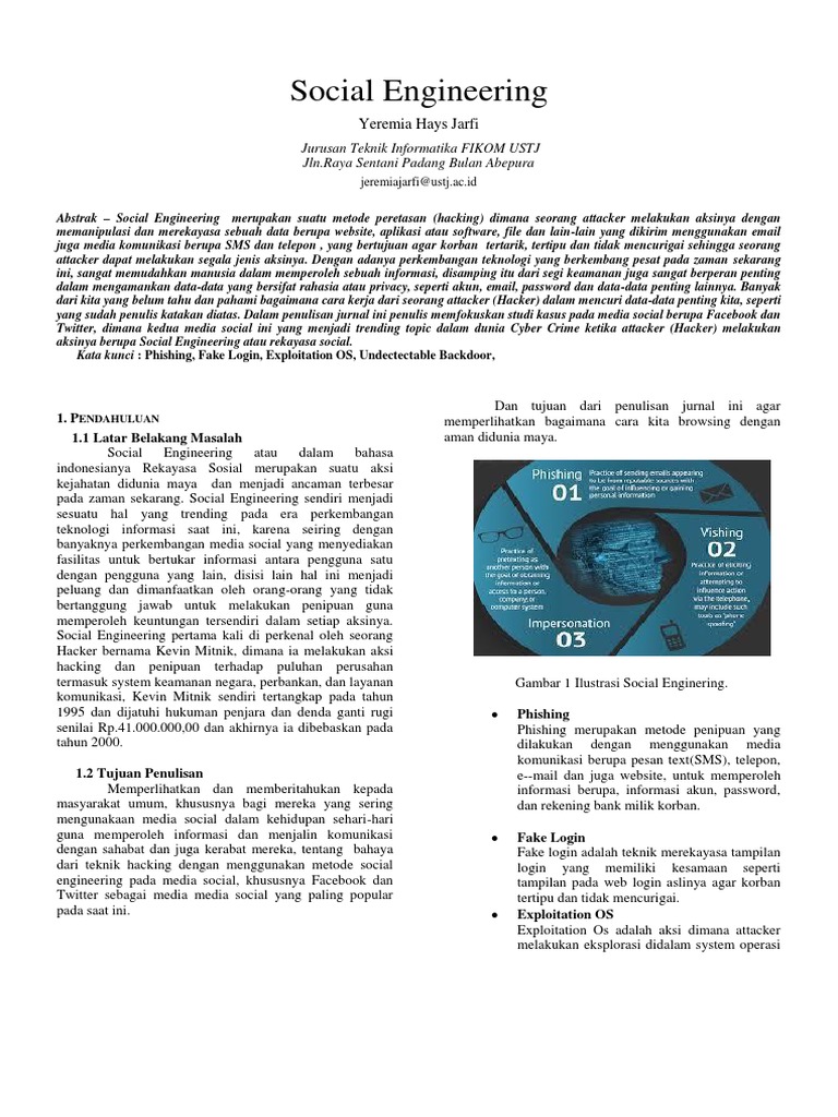 Social Engineering PDF | PDF