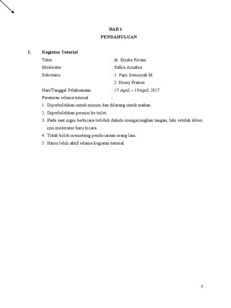 Laporan Tutorial Skenario C Blok 17 Tahun 2017 | PDF | White Blood Cell | Diarrhea