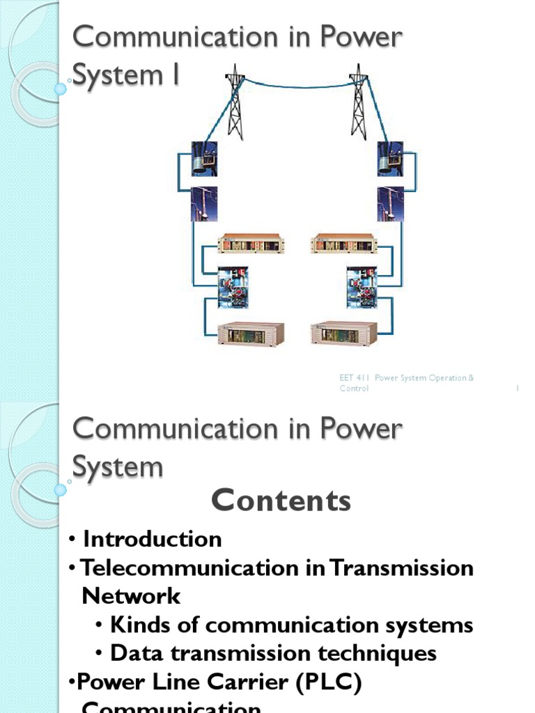 EET 411 Communication in Power System I PDF | PDF | Capacitor ...