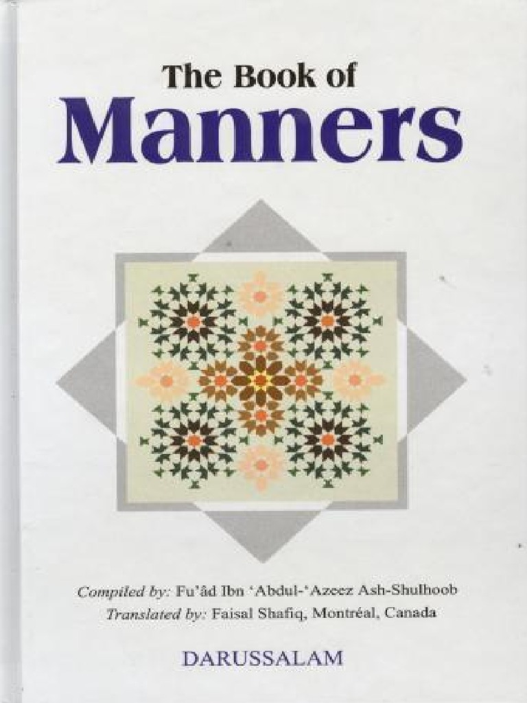Book of Manners PDF | PDF