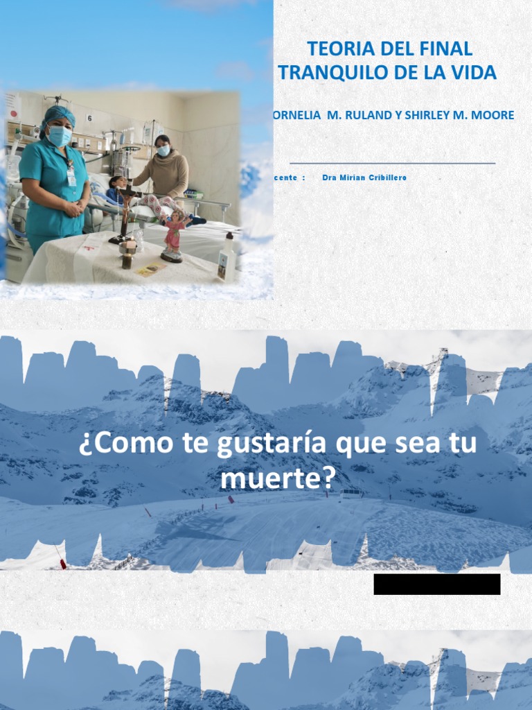 Teoria Del Final Tranquilo de La Vida | PDF | Enfermería | Dolor