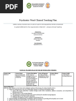 Clinical Teaching Plan | PDF | Nursing | Patient