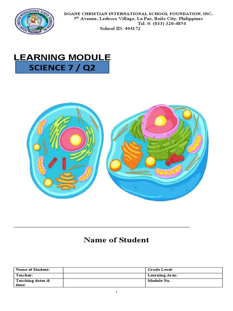 Science 7 Quarter 2 Plant and Animal | PDF | Self-Improvement | Science ...