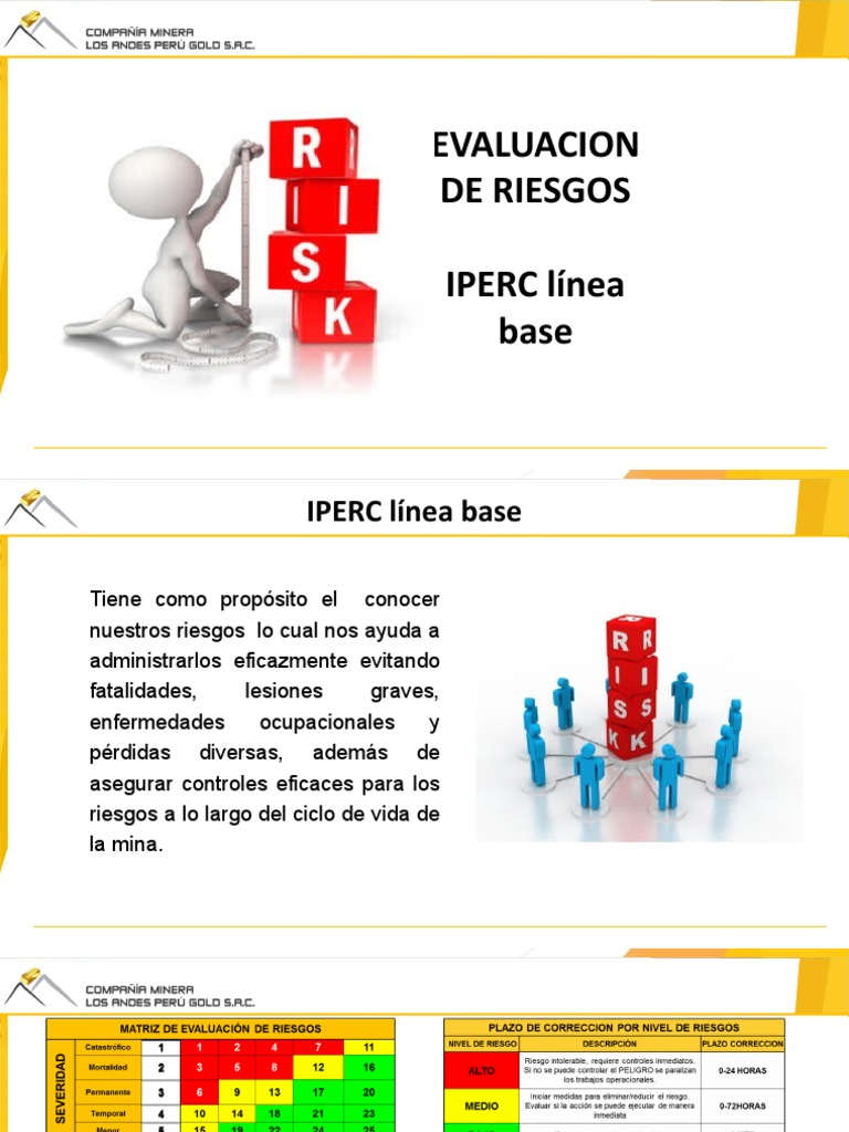 Iperc Linea Base y Continuo. 2016 | PDF | Evaluación de riesgos ...