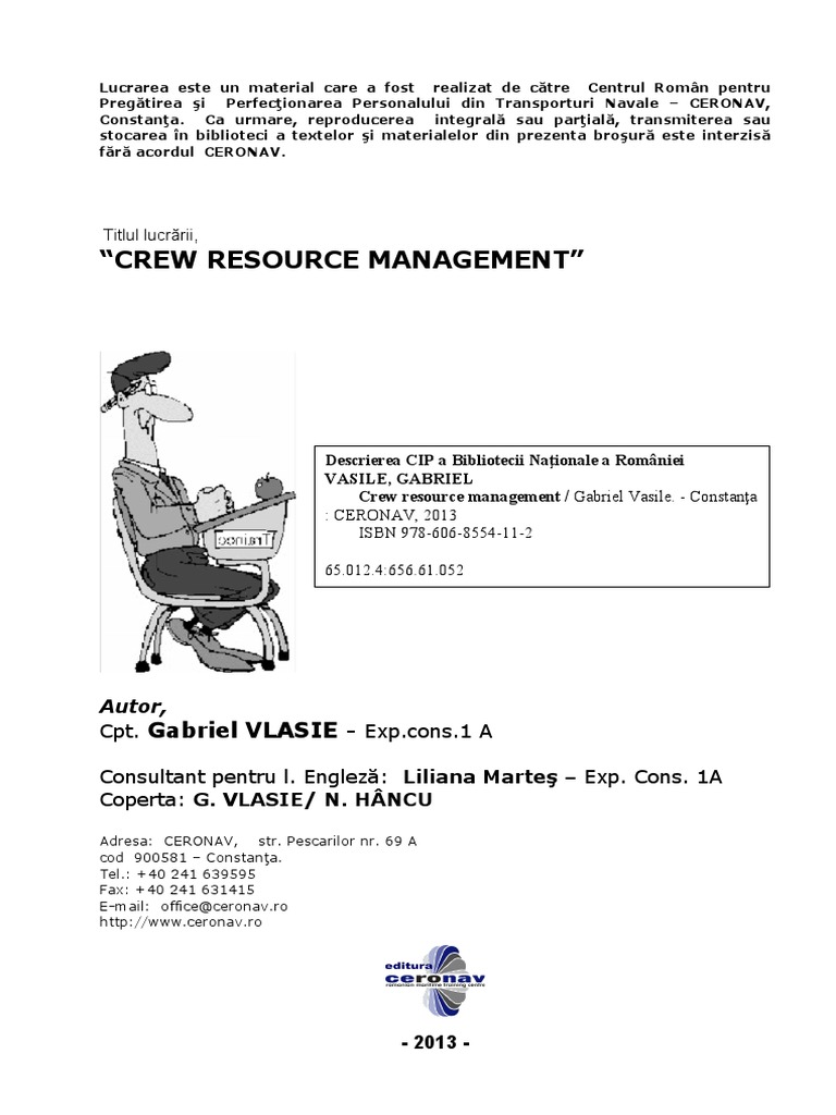 Crew Resource Management Training Guide | PDF | Attitude (Psychology ...