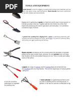 Farm Tools and Equipments | PDF | Plough | Soil