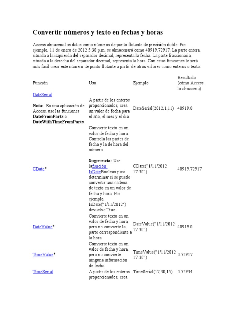 Convertir Números y Texto en Fechas y Horas | PDF | C Sharp (lenguaje ...