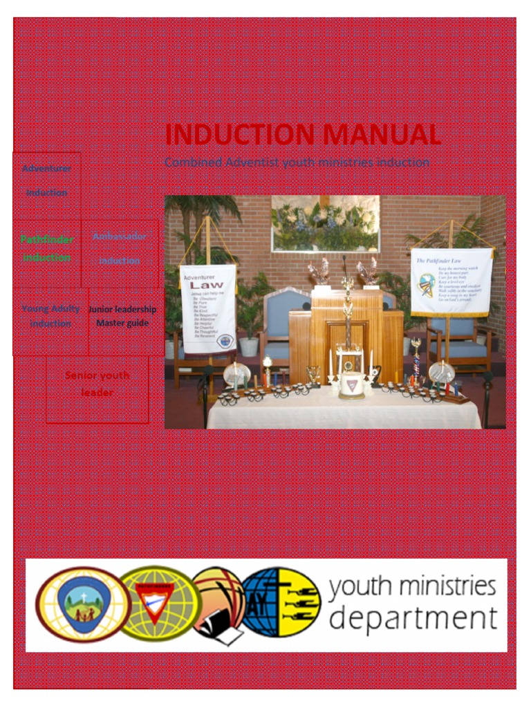 Induction Manual: Combined Adventist Youth Ministries Induction | PDF ...