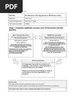 A Level Art Statement of Intent Guide | PDF | Evaluation | Creativity