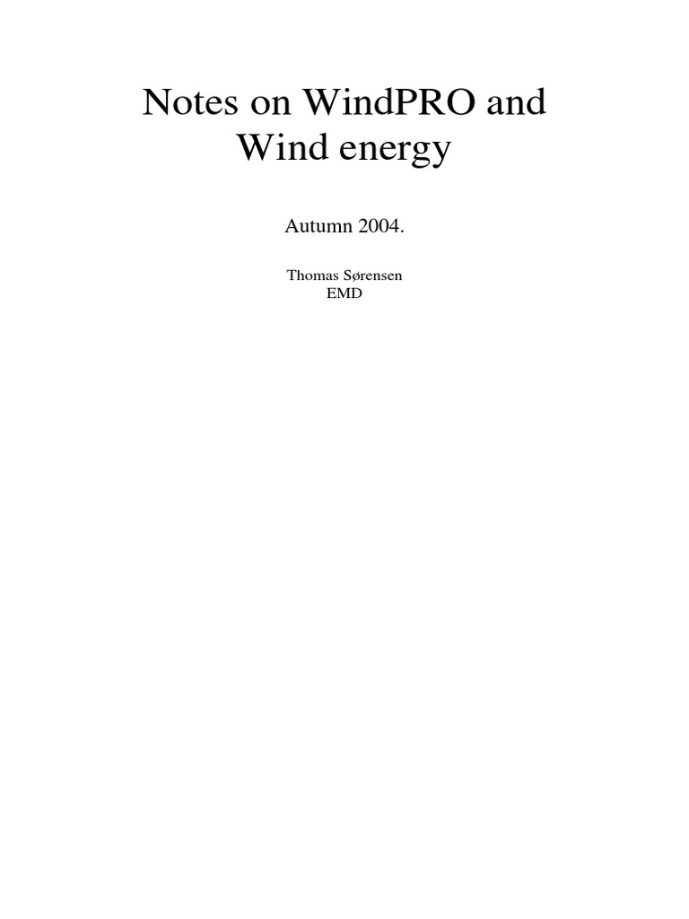 Wind Energy Project Planning Using WindPRO Software: A Case Study of ...