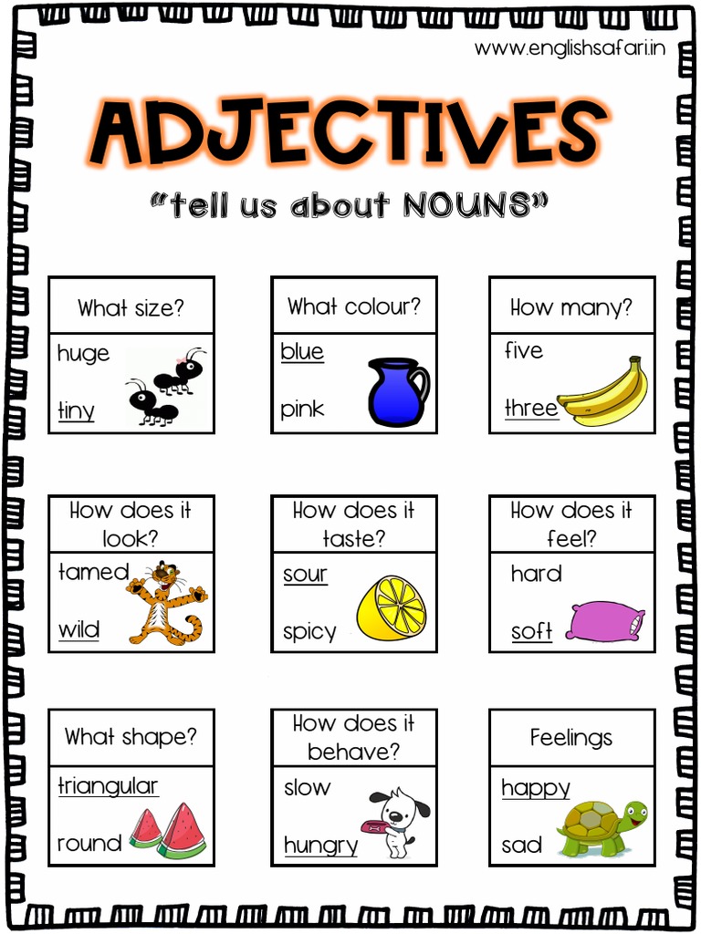 A Guide to Describing Objects Through Their Attributes Such as Size ...