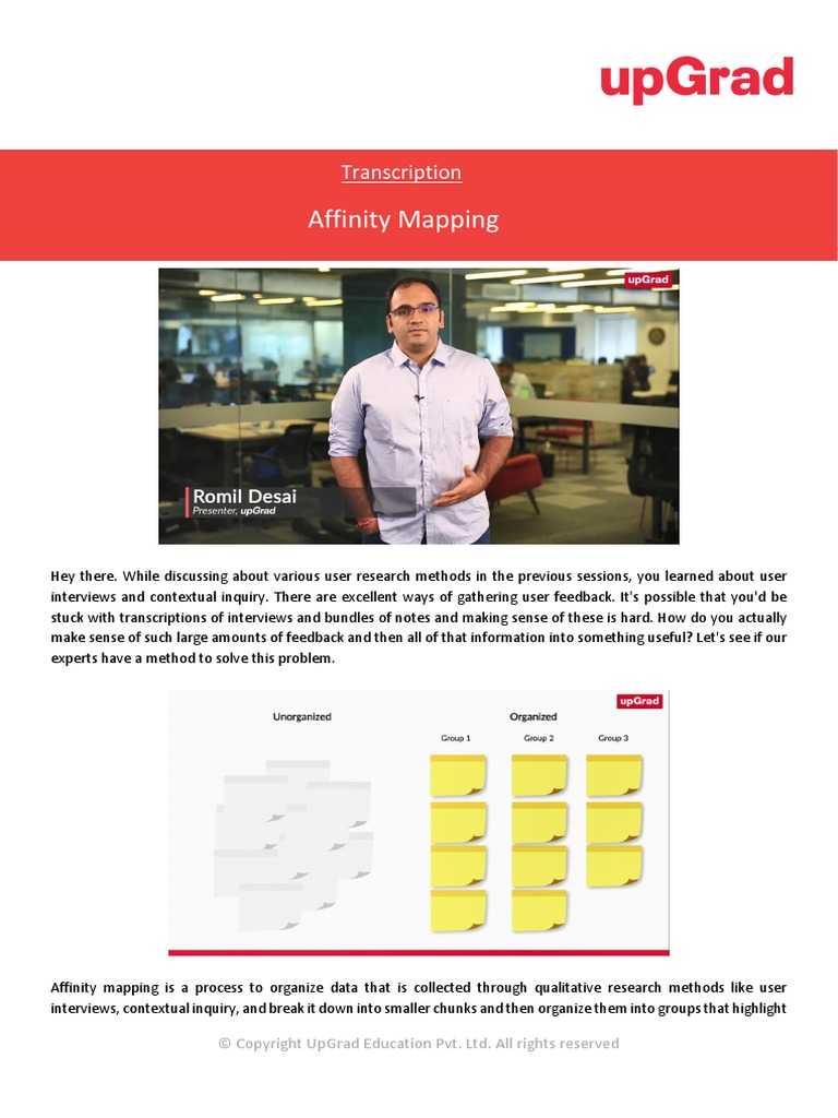 Transcription - Affinity Mapping | PDF | Movie Theater | Data