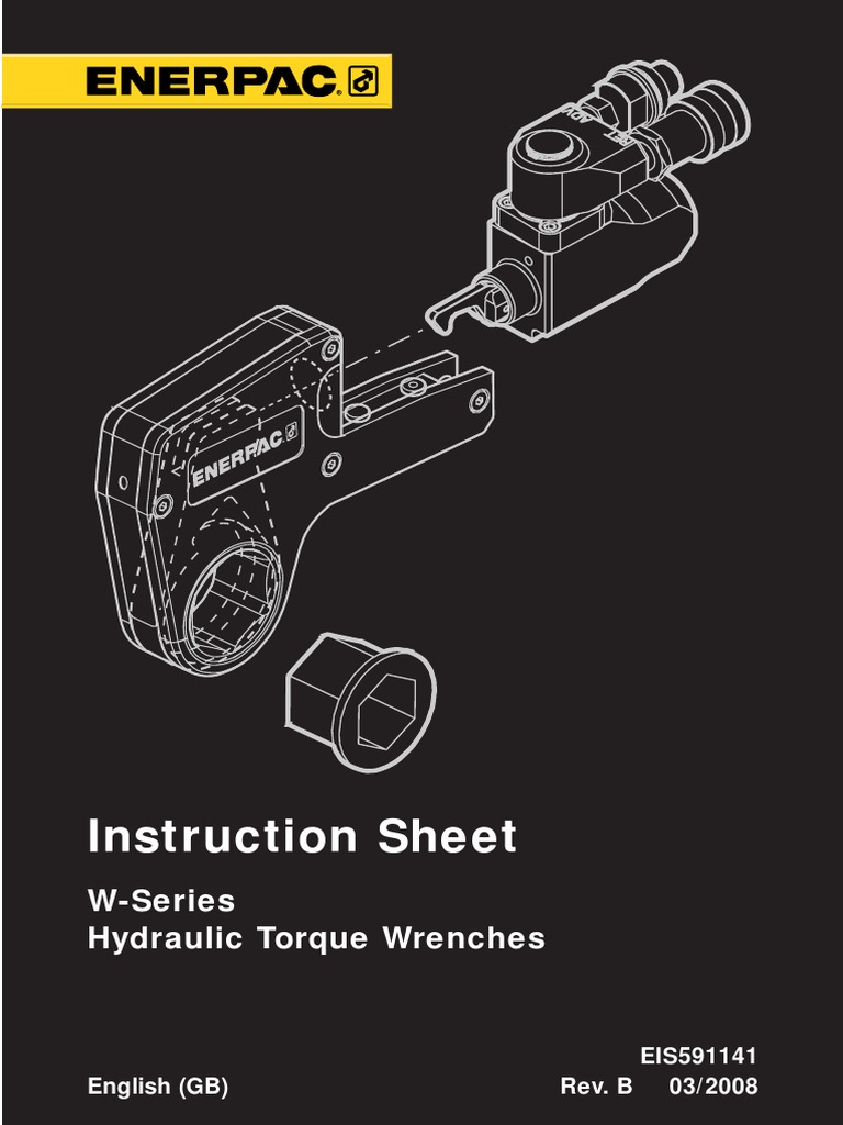 Instruction Sheet: W-Series Hydraulic Torque Wrenches | PDF | Nut ...