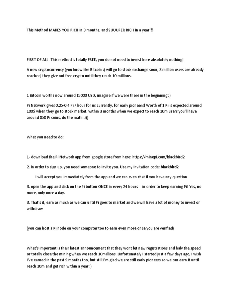 PI Network PDF | PDF