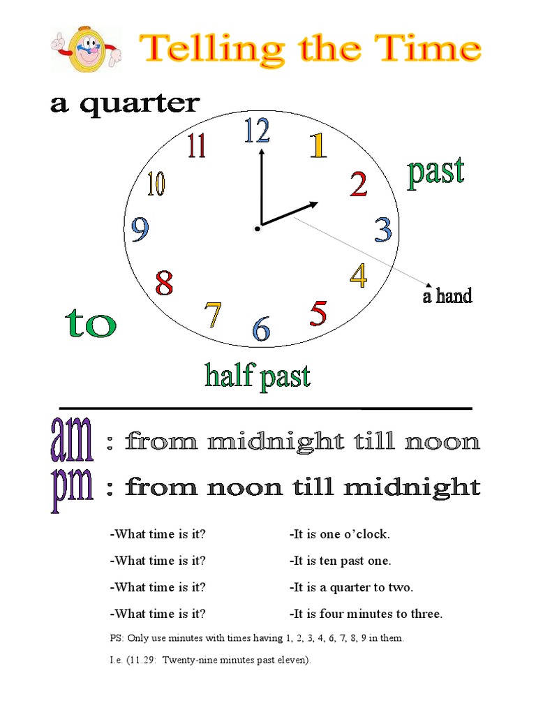 Telling The Time Basic Knowledge Flashcards Fun Activities Games Oneonone Activitie - 7254 | PDF