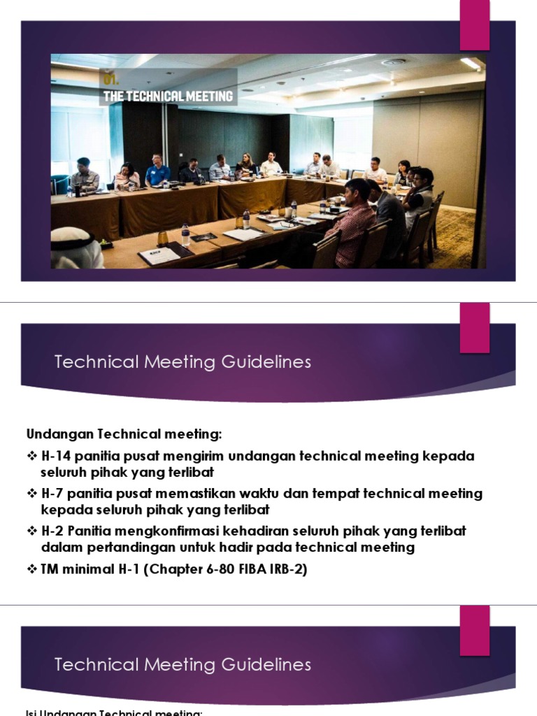 Panduan Rapat Teknis Pertandingan | PDF | Komputer | Teknologi & Rekayasa