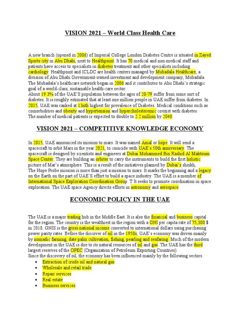 Uae SST Notes (PT-3) | PDF | United Arab Emirates | Petroleum