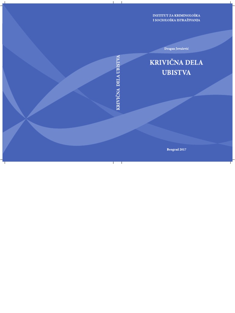 Krivicna Dela Ubistva PDF