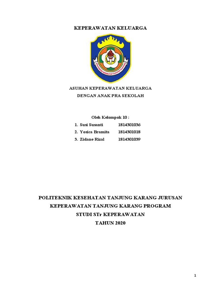 Askep Keperawatan Keluarga Prasekolah Kel 10 Lengkap | PDF
