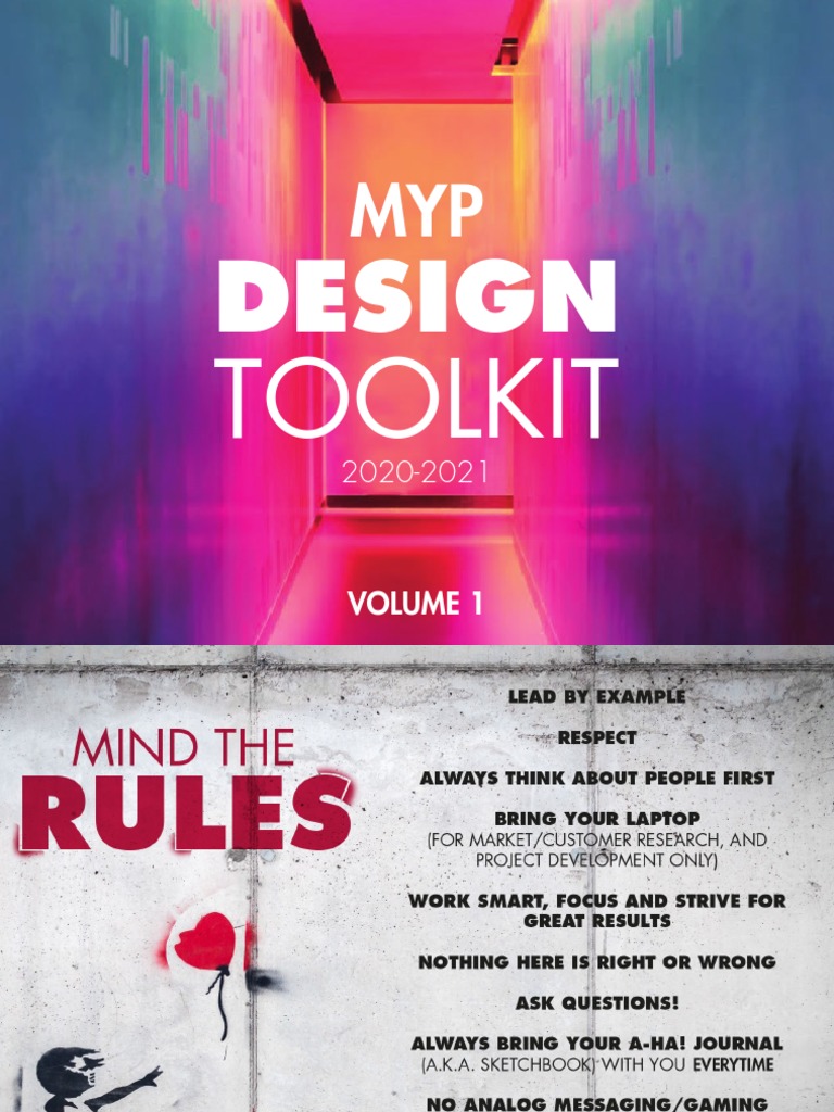MYP DESIGN TOOLKIT Vol. 1 | PDF | Human Nature | Psychological Concepts