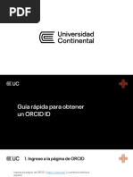 Manual - Generar y Registrar El Codigo Orcid 2024 (1) | PDF