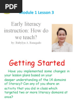 Early Language Literacy and Numeracy | PDF | Literacy | Kindergarten