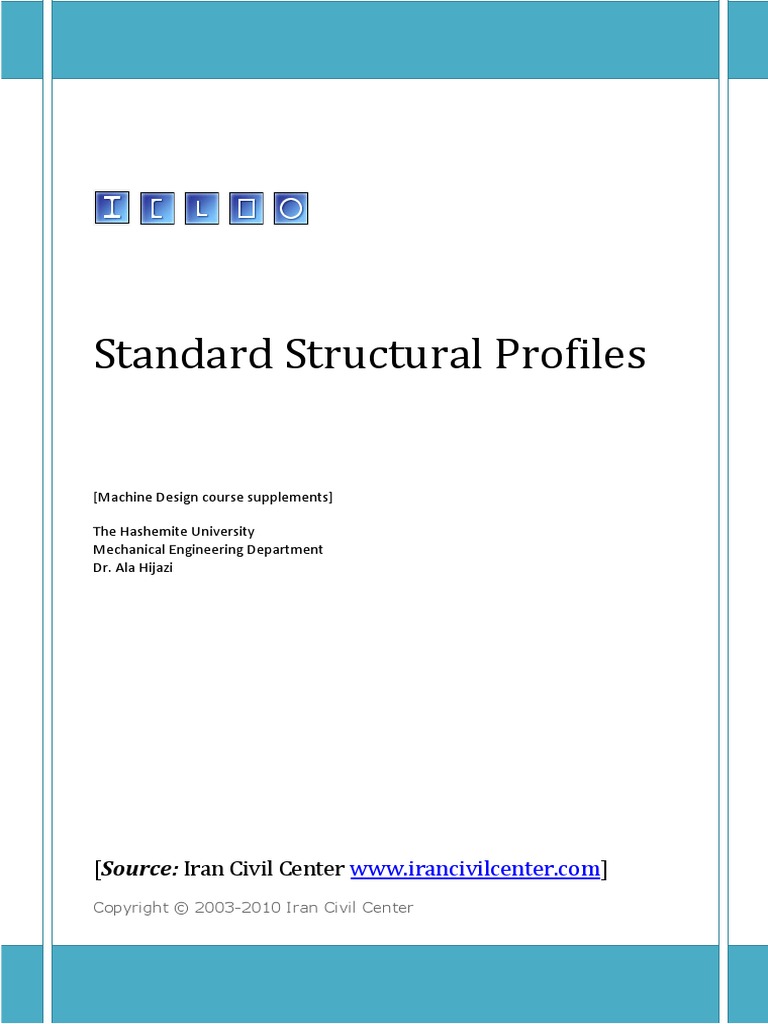 Standard Structural Profiles | PDF | Nature